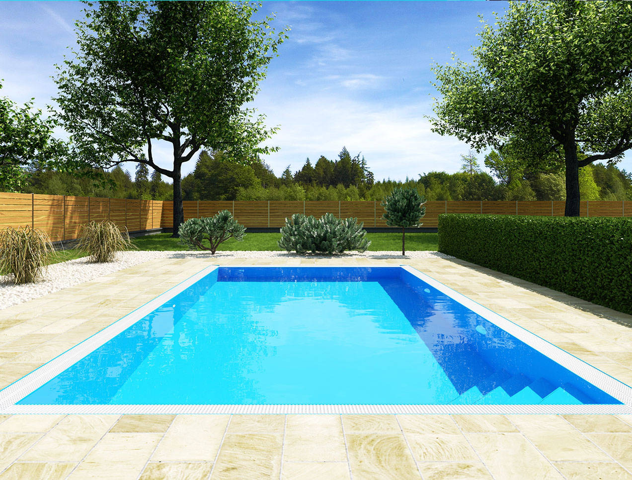 Standard Shape Swimming Pool | ALBIXON a.s.